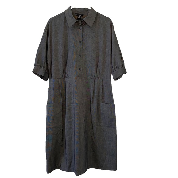 Apostrophe | Dresses | Apostrophe Stretch Dress Size 8 Button Down ...